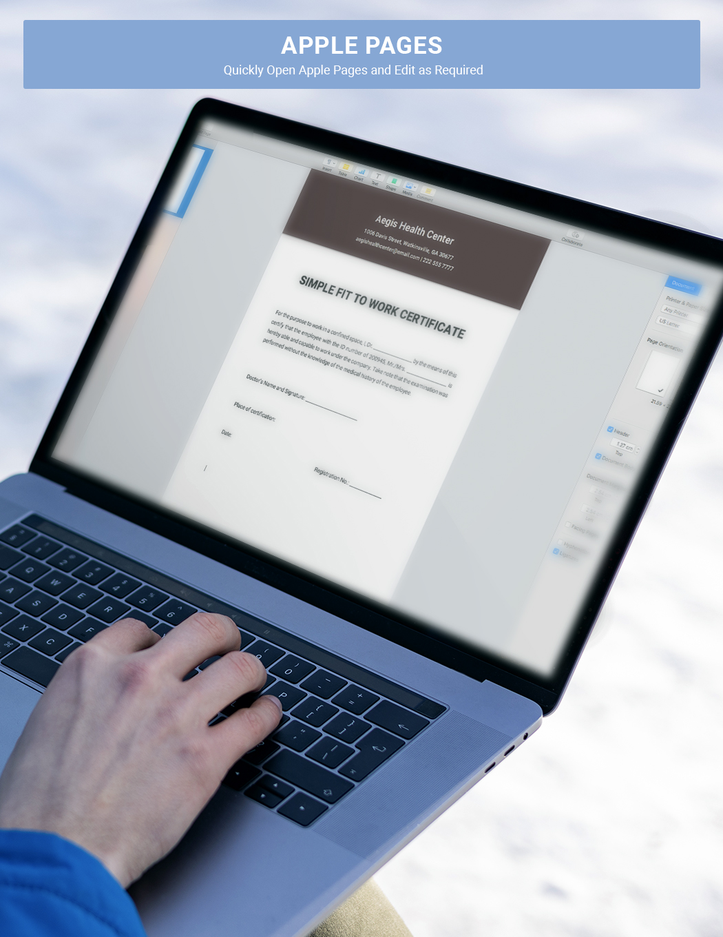 Free Simple Fit To Work Certificate Template - Google Docs, Word, Apple ...