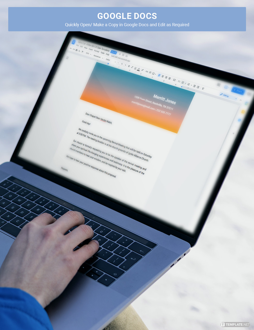 Church Revival Invitation Letter - Google Docs, Word, Apple Pages ...