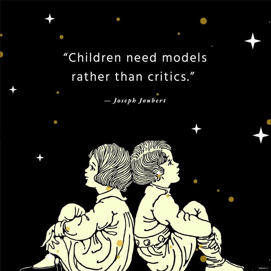 Free Children's Day Quote Vector - Download in Illustrator, PSD, EPS ...