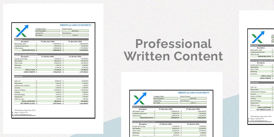 Free Trading Profit And Loss Template - Google Sheets, Excel | Template.net
