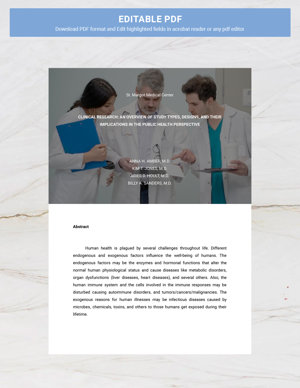 Hospital Medical Report Template - Google Docs, Word | Template.net