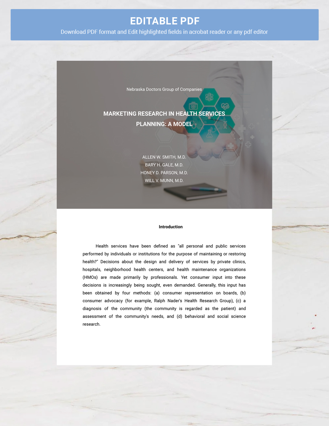 Healthcare Marketing Report Template - Google Docs, Word | Template.net