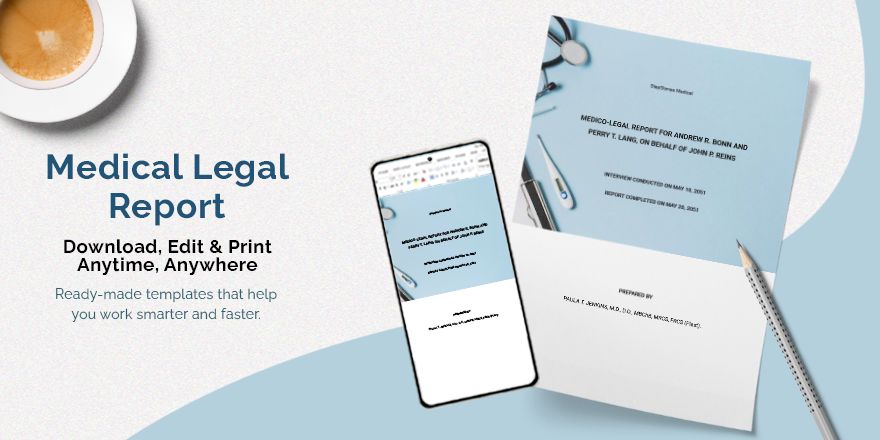 Medical Legal Report Template Download In Word Google Docs 
