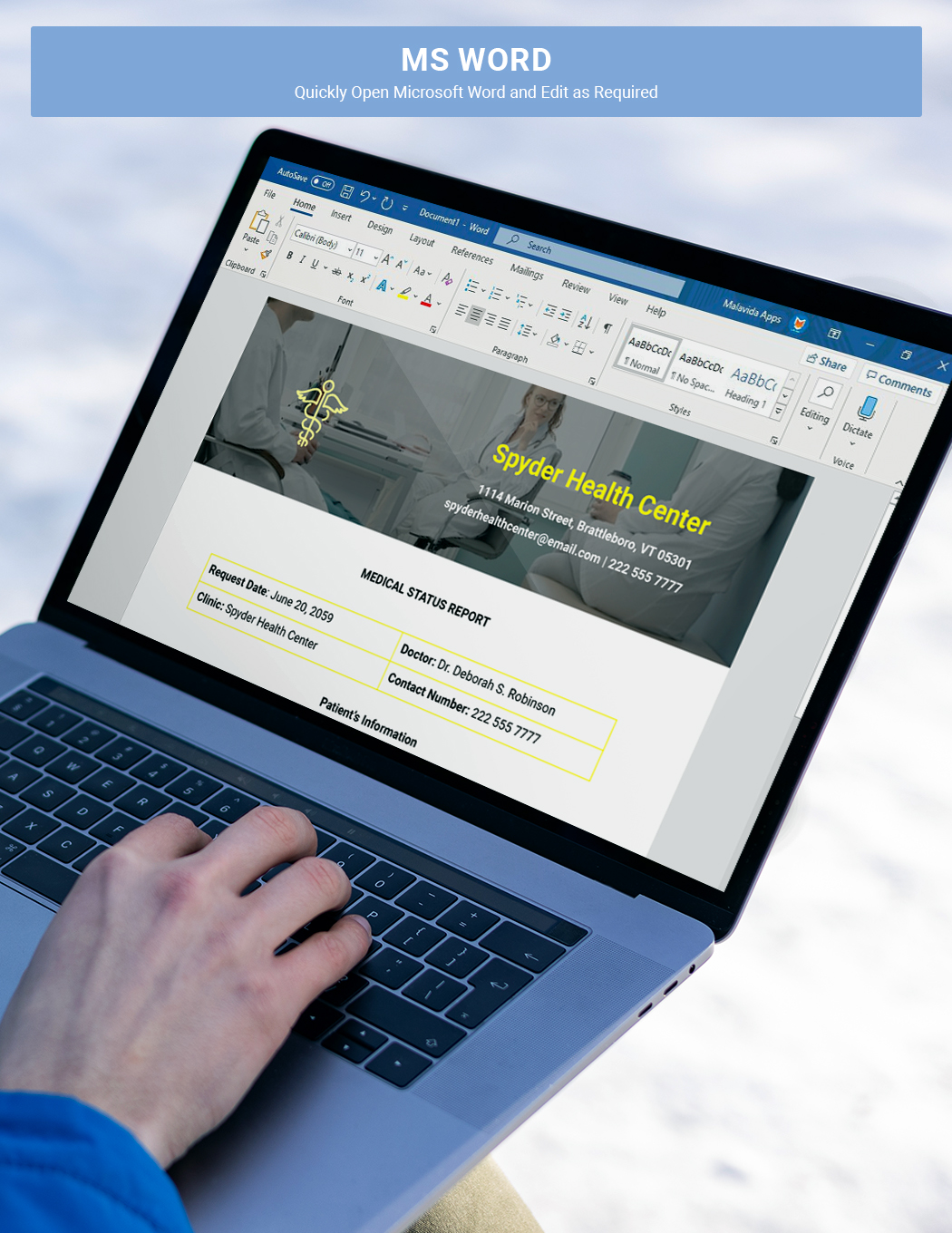 Medical Status Report Template - Google Docs, Word | Template.net