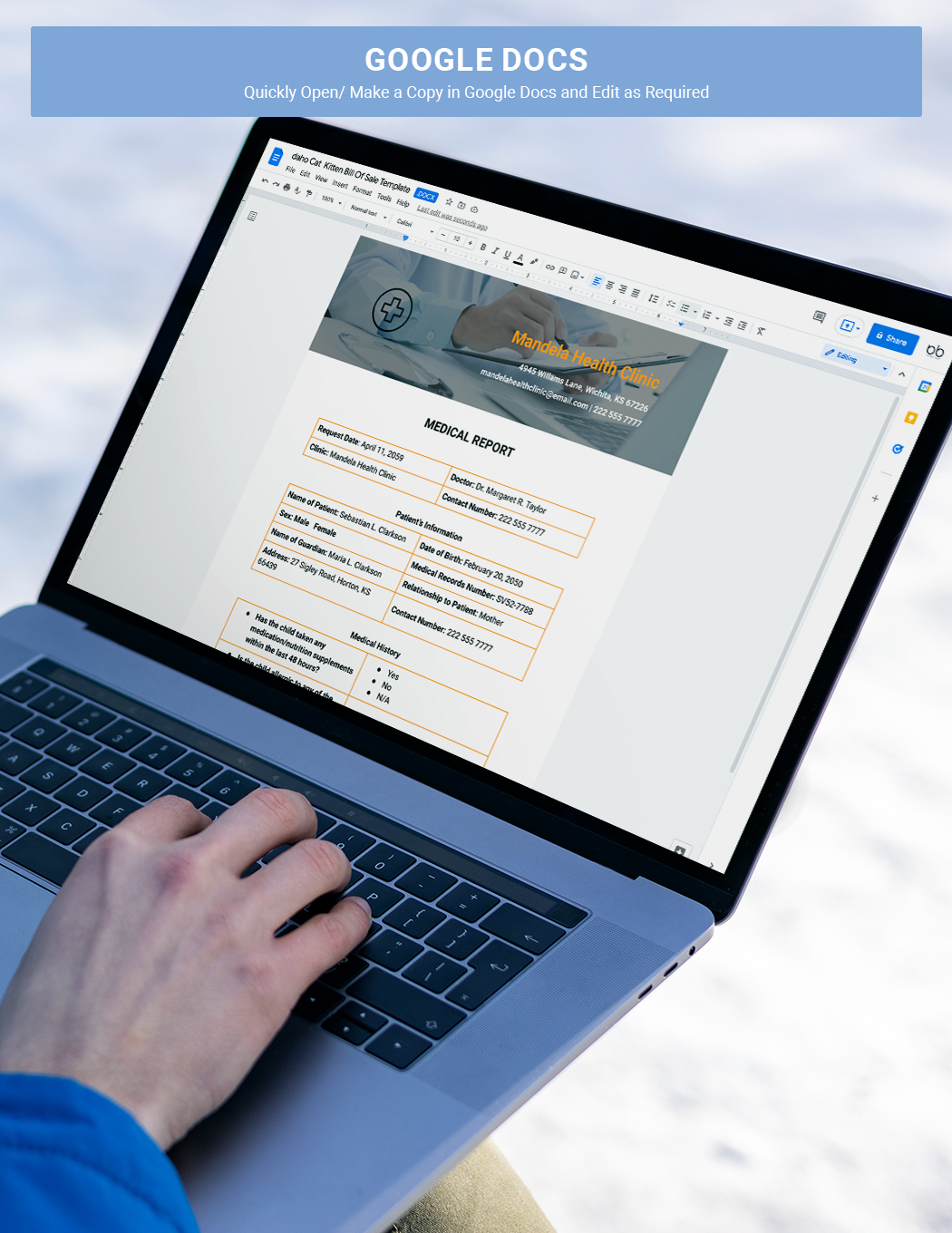 Medical Summary Report Template - Google Docs, Word | Template.net
