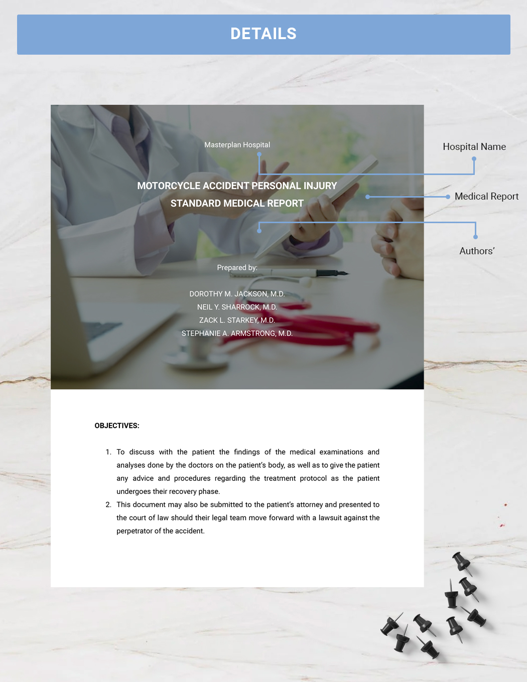 Free Standard Medical Report Template - Google Docs, Word | Template.net