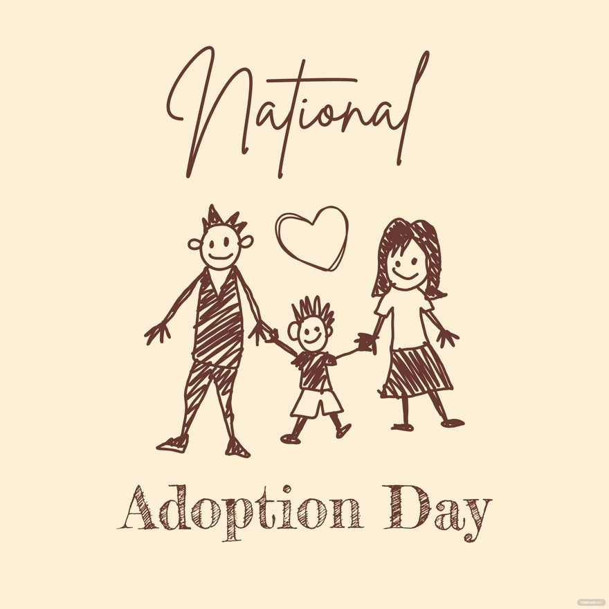 National Adoption Day Banner Background - EPS, Illustrator, JPG, PSD ...