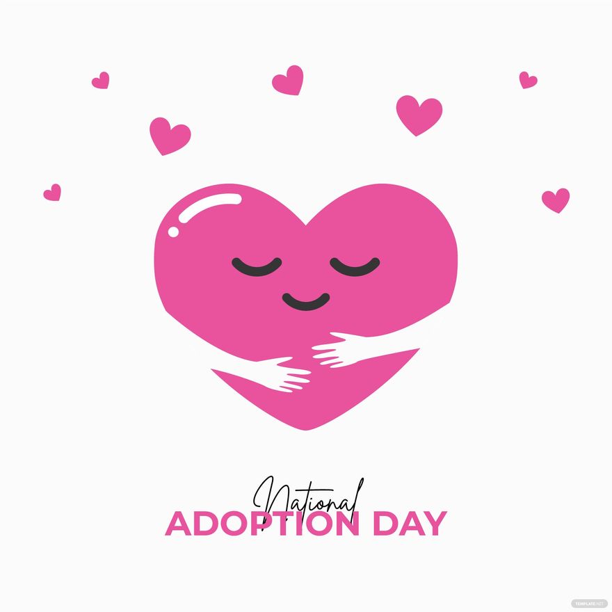 Free National Adoption Day Quote Vector - Download in Illustrator, PSD ...