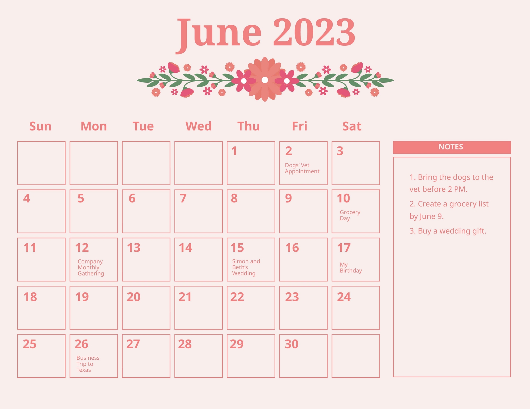 Download 2023 June Calendar Get Calender 2023 Update