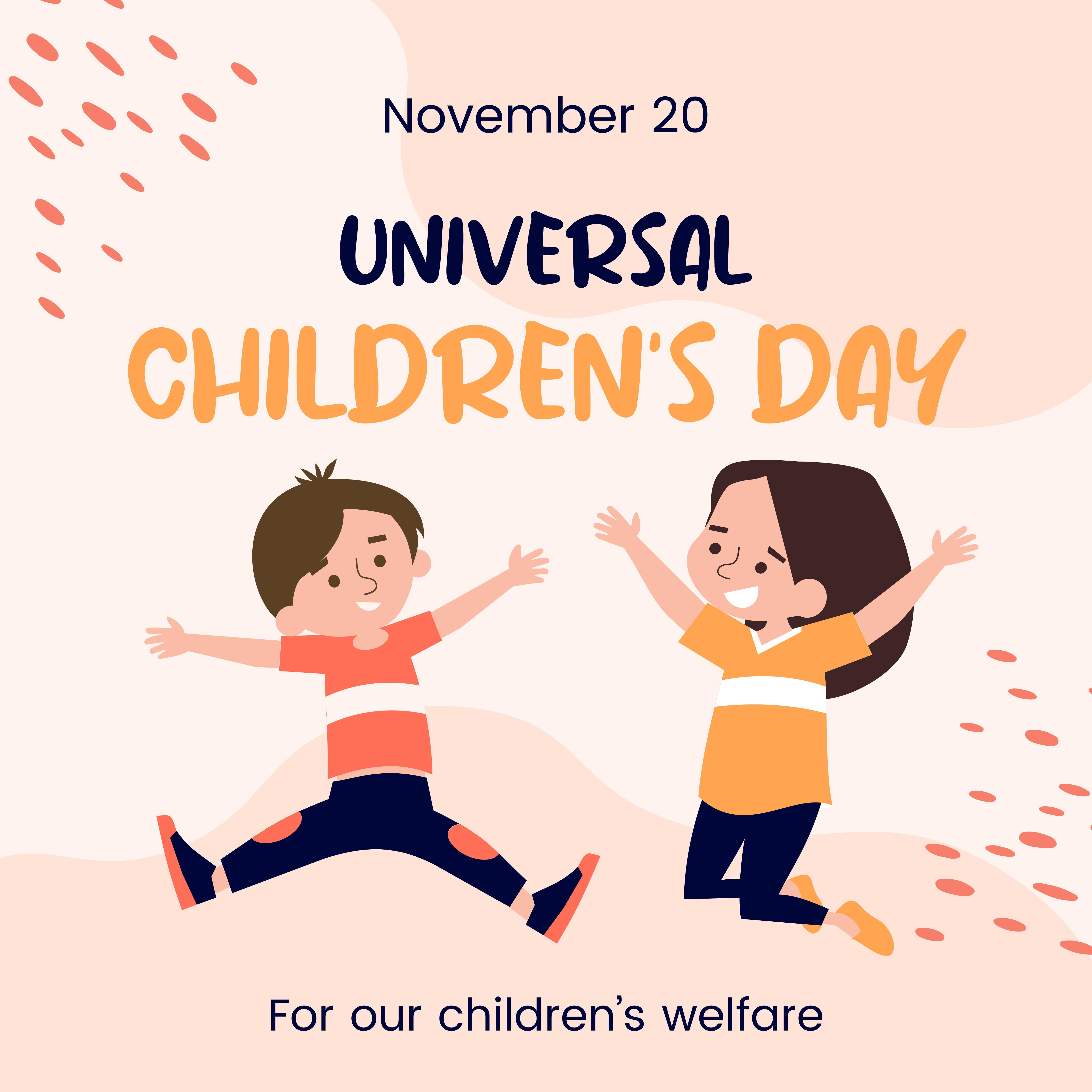 Universal Children’s Day Instagram Post Template - Edit Online ...