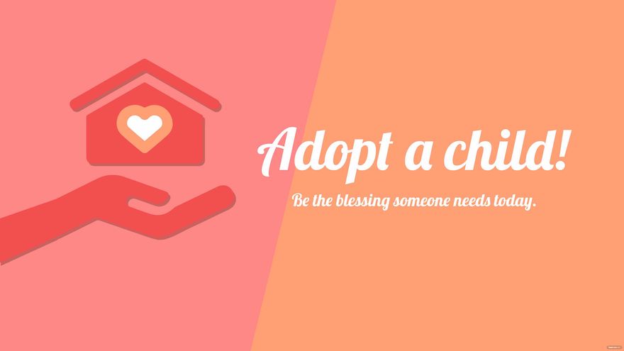 National Adoption Day Banner Background - EPS, Illustrator, JPG, PSD ...