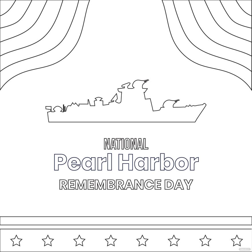 Free National Pearl Harbor Remembrance Day Clipart Vector - Download in ...
