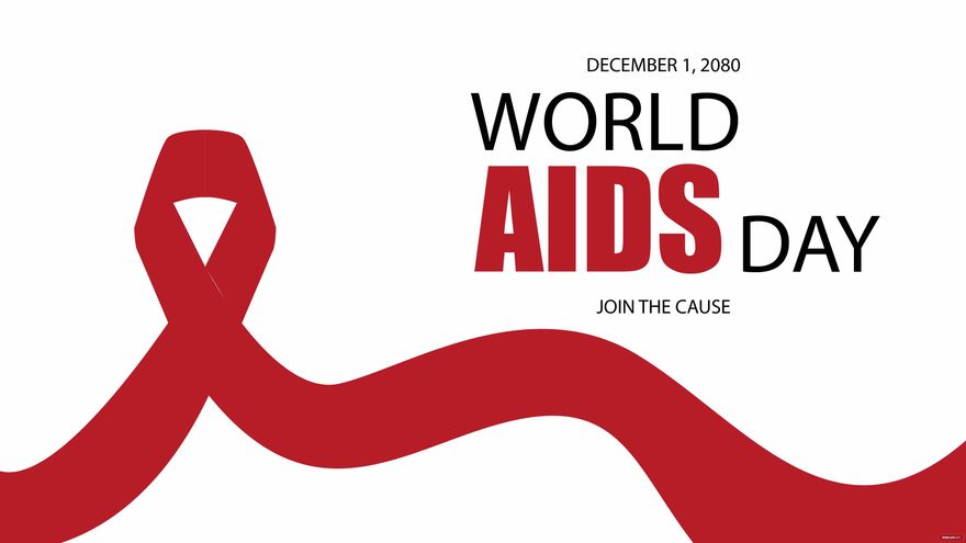 World AIDS Day Cartoon Vector - EPS, Illustrator, JPG, PSD, PNG, SVG ...