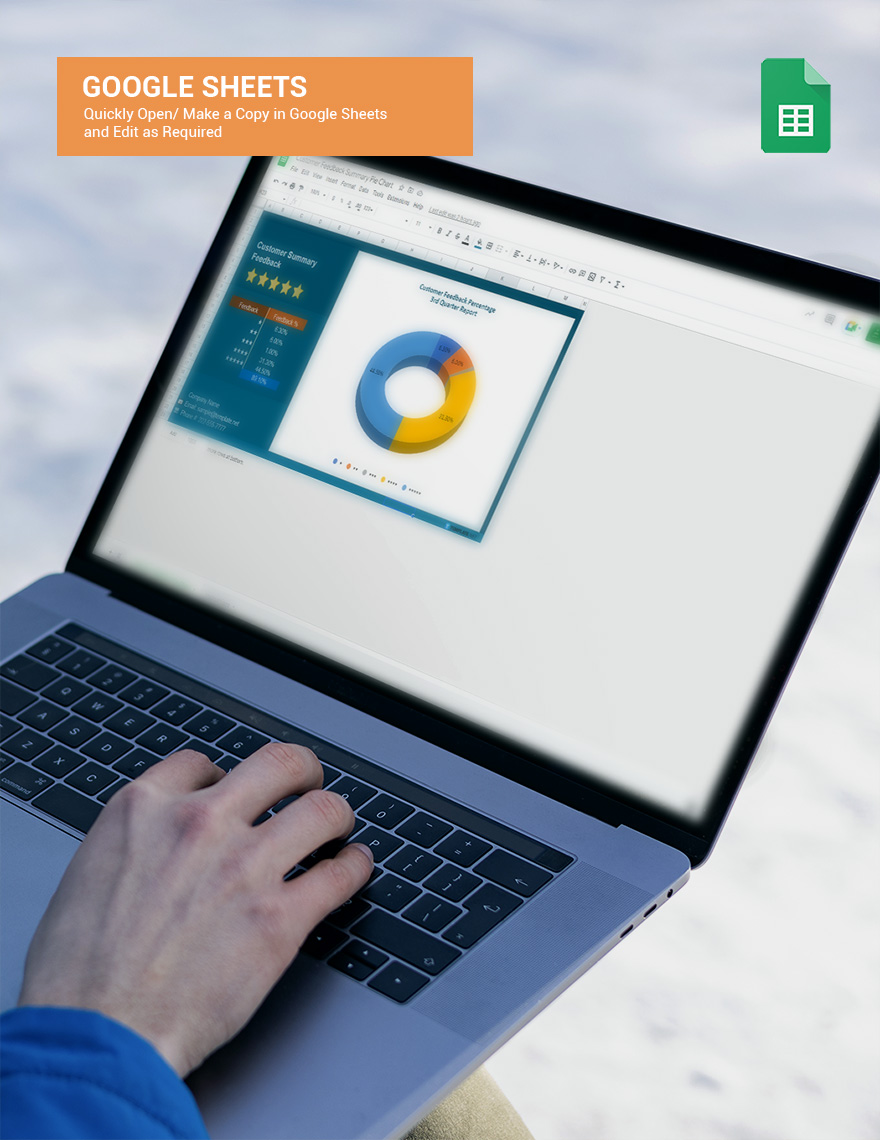 Customer Feedback Summary Pie Chart - Google Sheets, Excel | Template.net