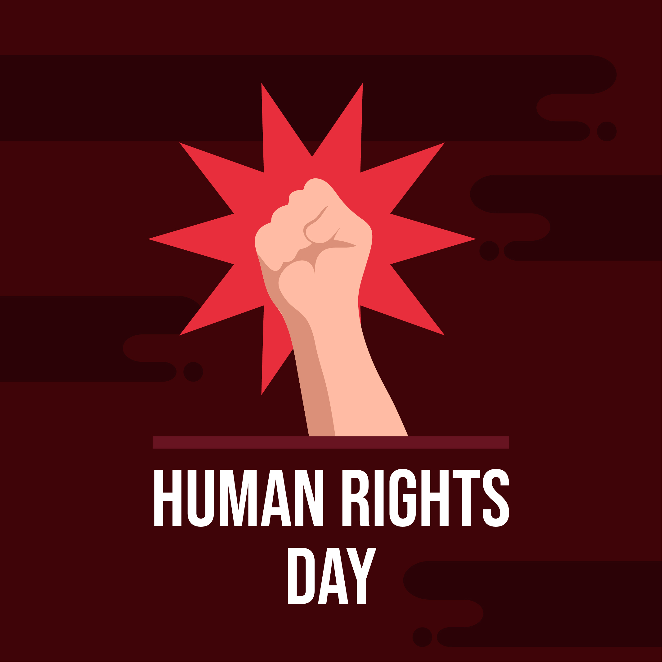 Free Human Rights Day Celebration Vector - Download in Illustrator, PSD ...