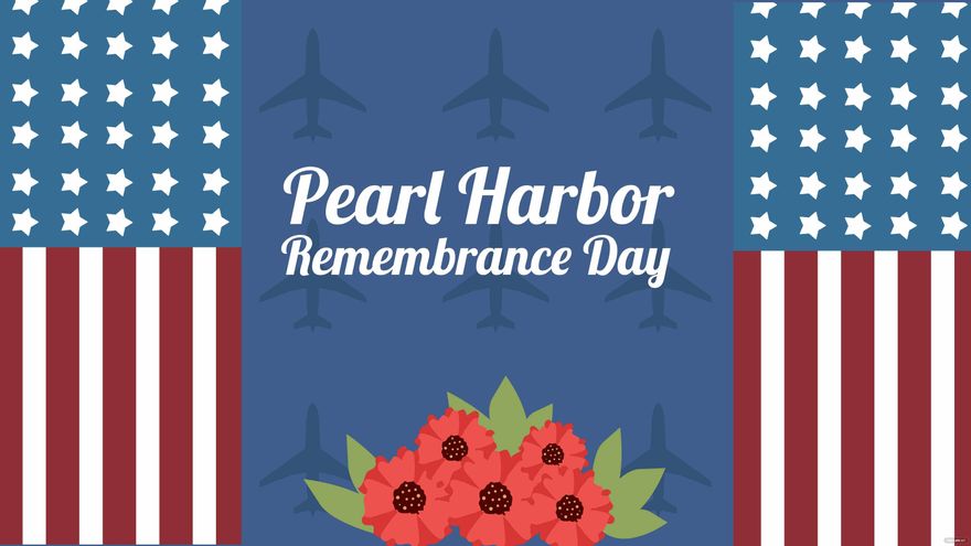 National Pearl Harbor Remembrance Day Wallpaper Background - EPS ...