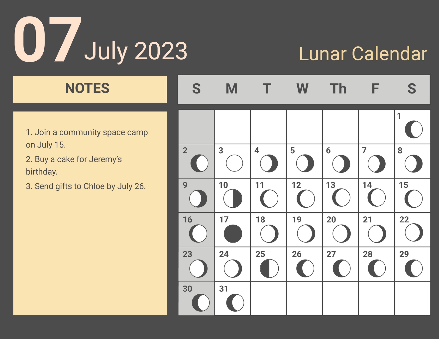 Free Blank July 2023 Calendar Template EPS Google Docs Google Sheets Illustrator JPG 