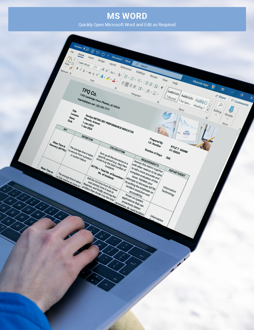 DevOps Metric KPI Template - Google Docs, Word | Template.net