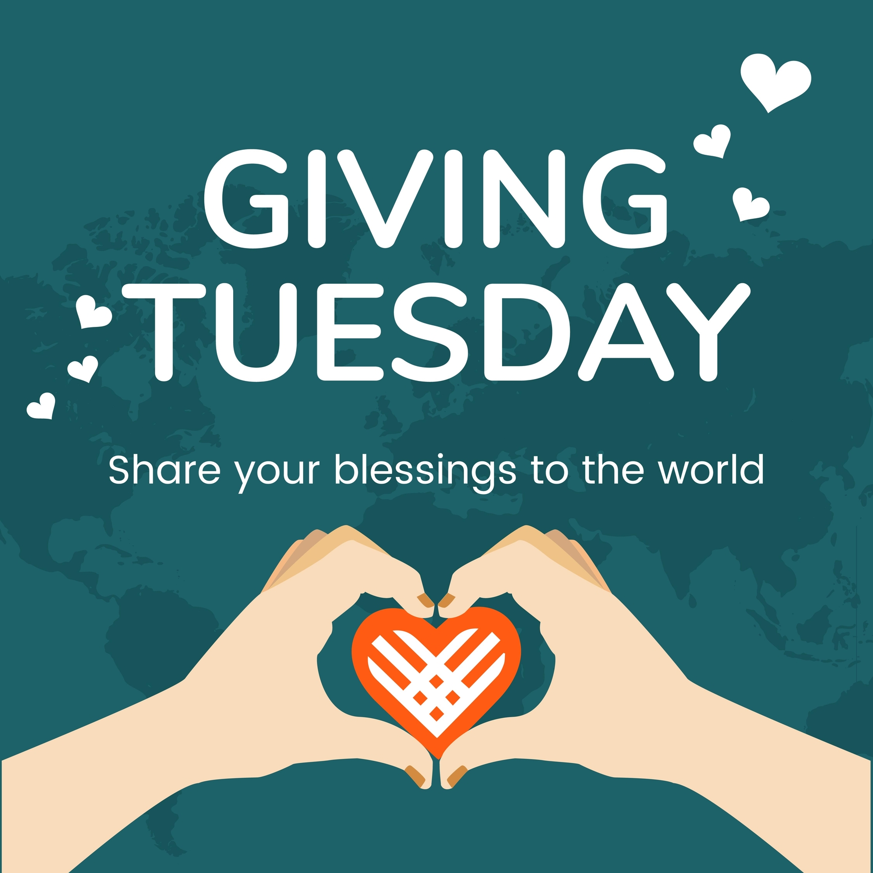 Giving Tuesday FB Post In PSD Illustrator SVG JPG EPS PNG
