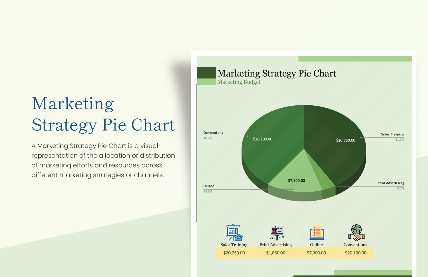 Free Single Pie Chart Excel Google Sheets Template