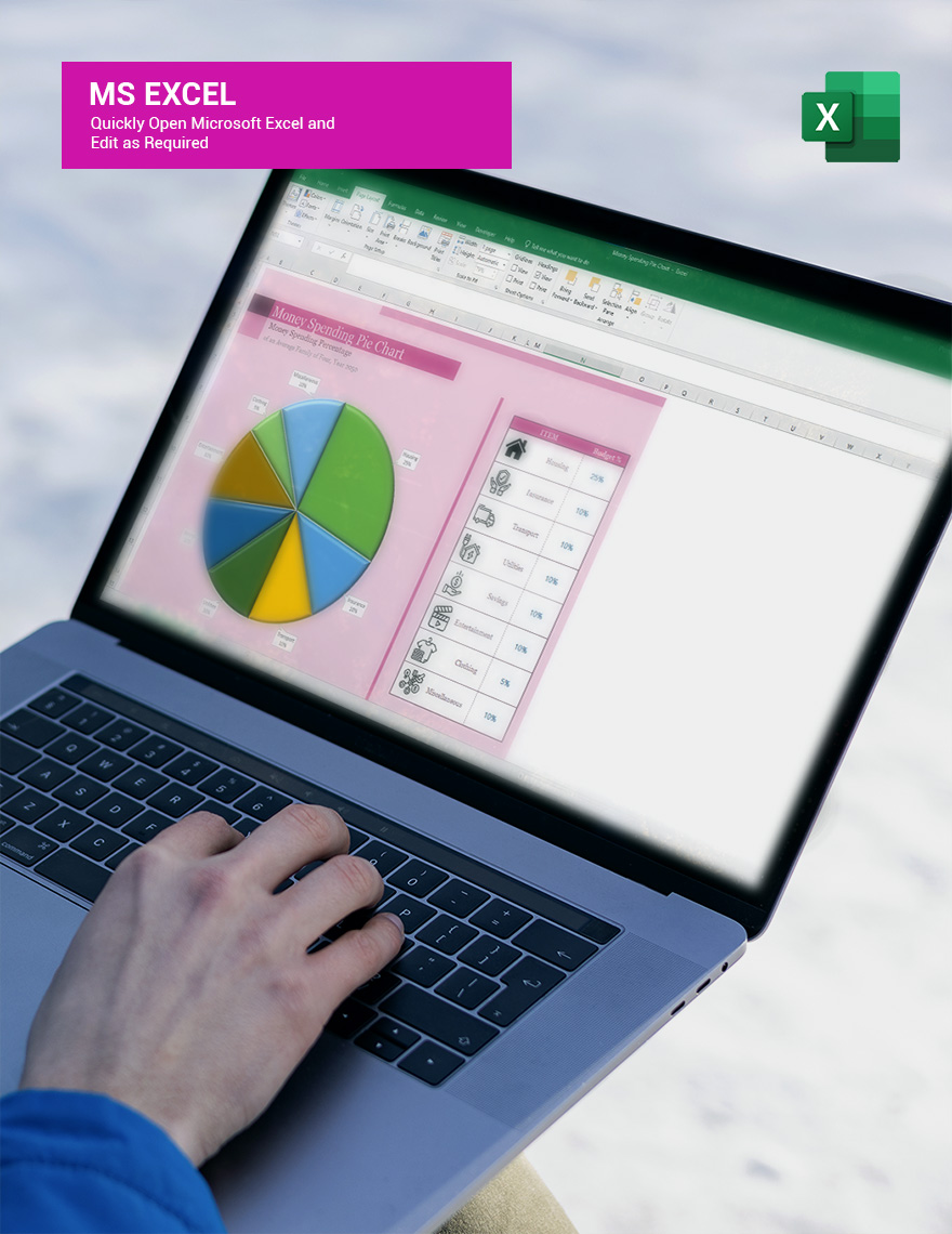 Money Spending Pie Chart - Google Sheets, Excel | Template.net