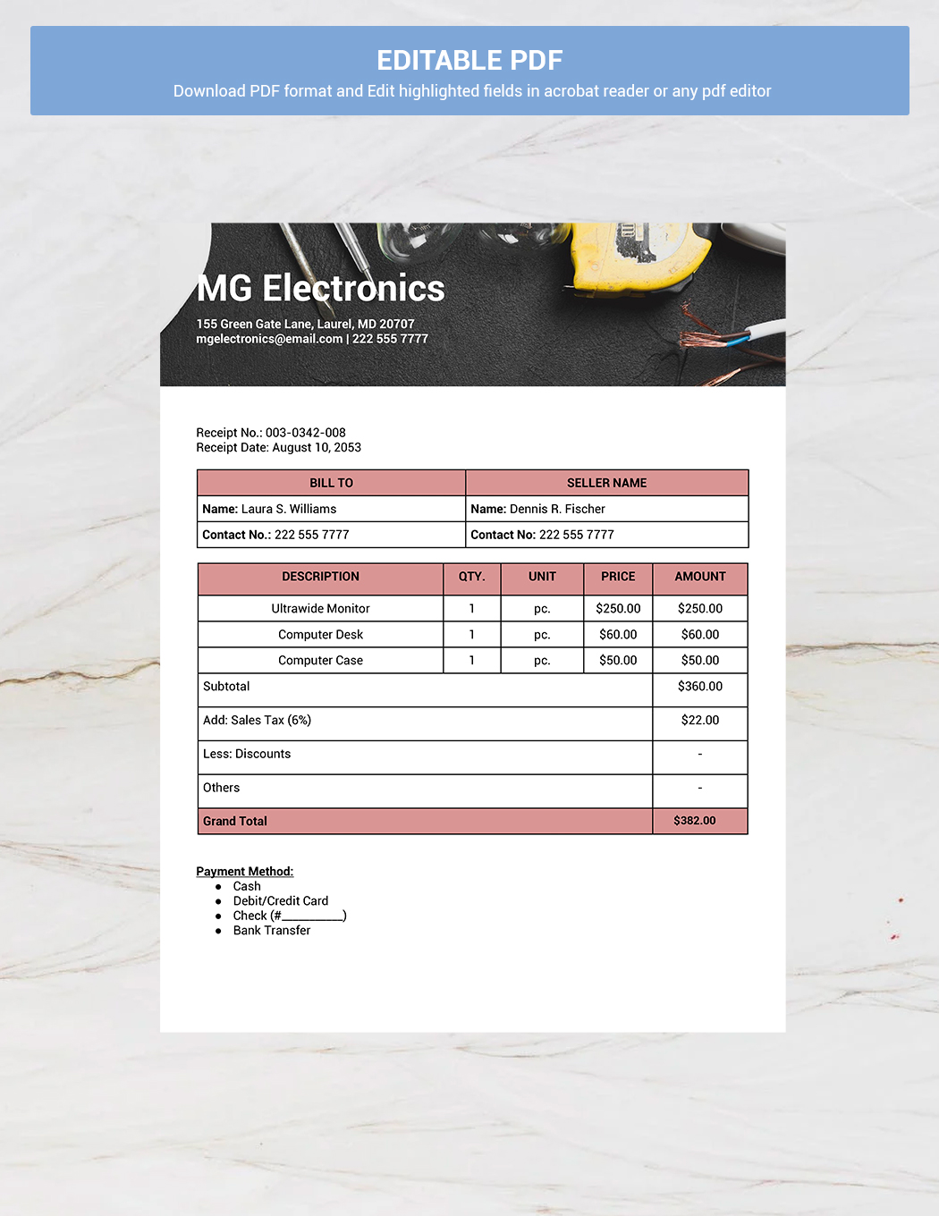 Business Receipt Book Template - Google Docs, Word | Template.net