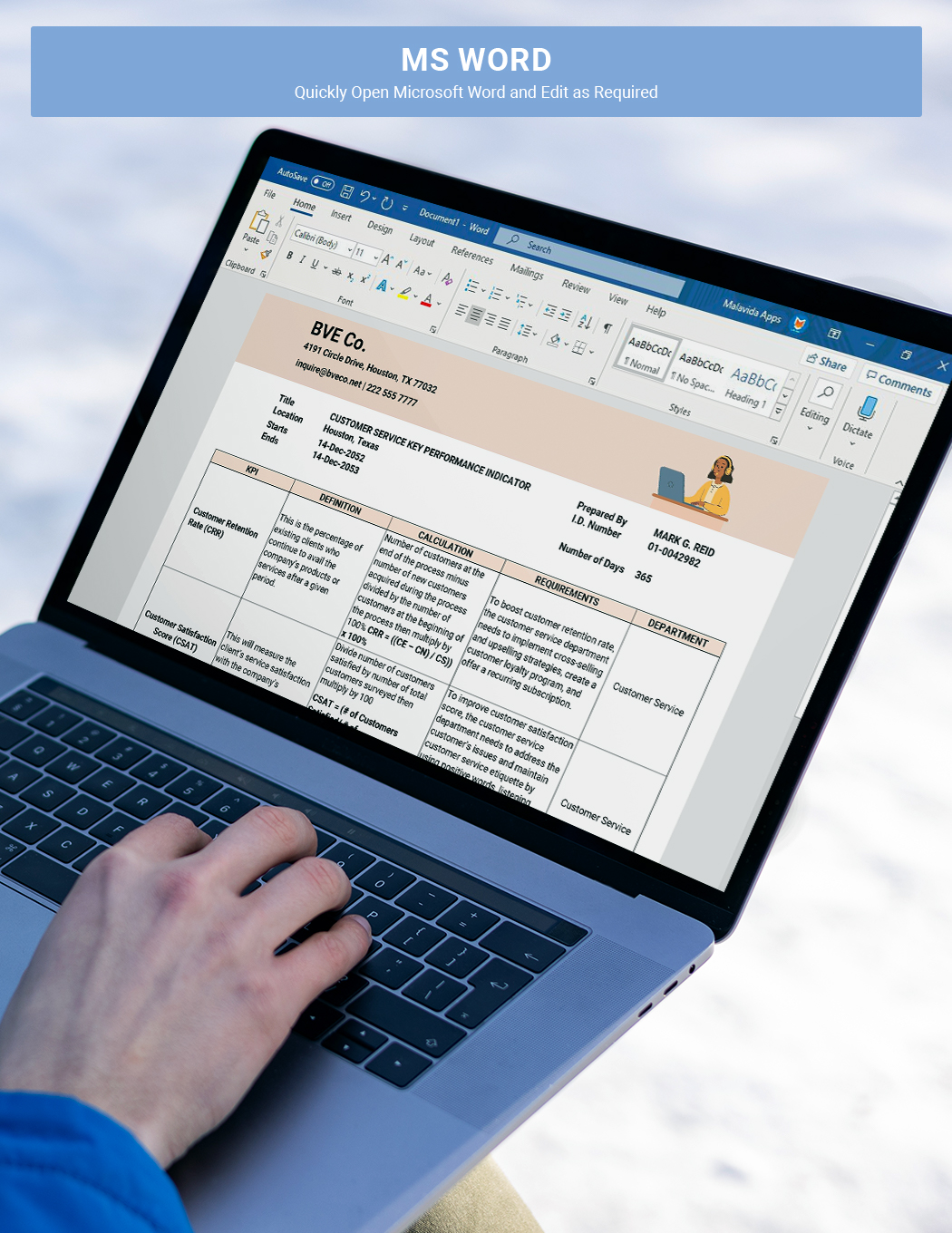 Customer Service KPI Template - Google Docs, Word | Template.net
