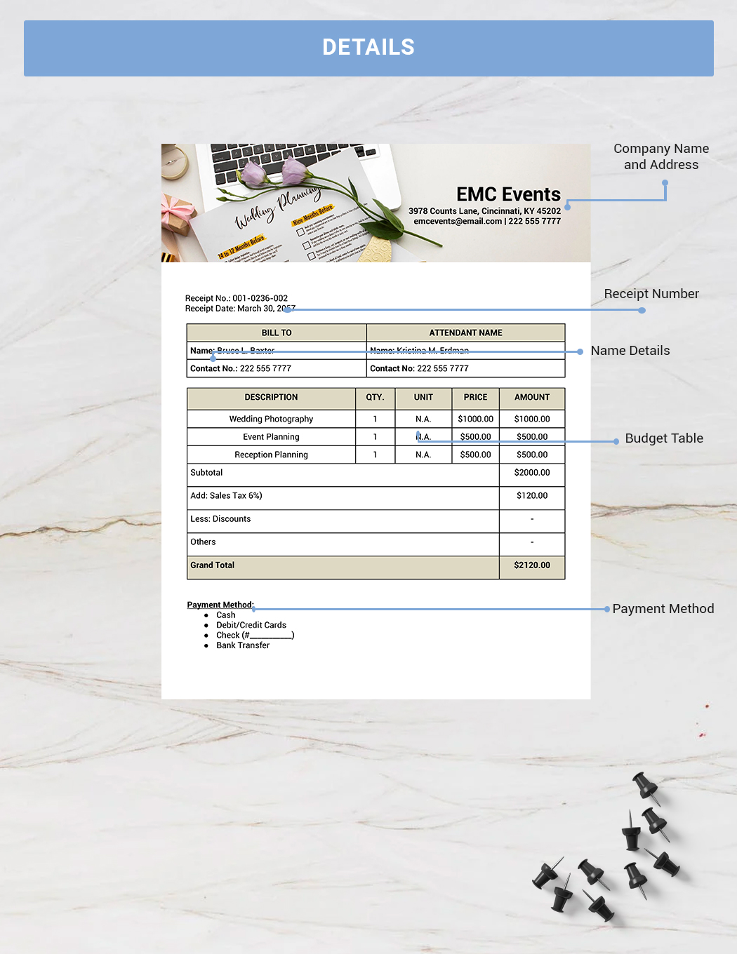 Payment Receipt Book Template - Google Docs, Word | Template.net