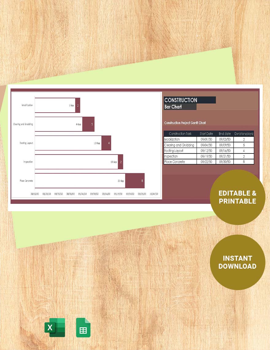Bar Chart Templates Free Download Template