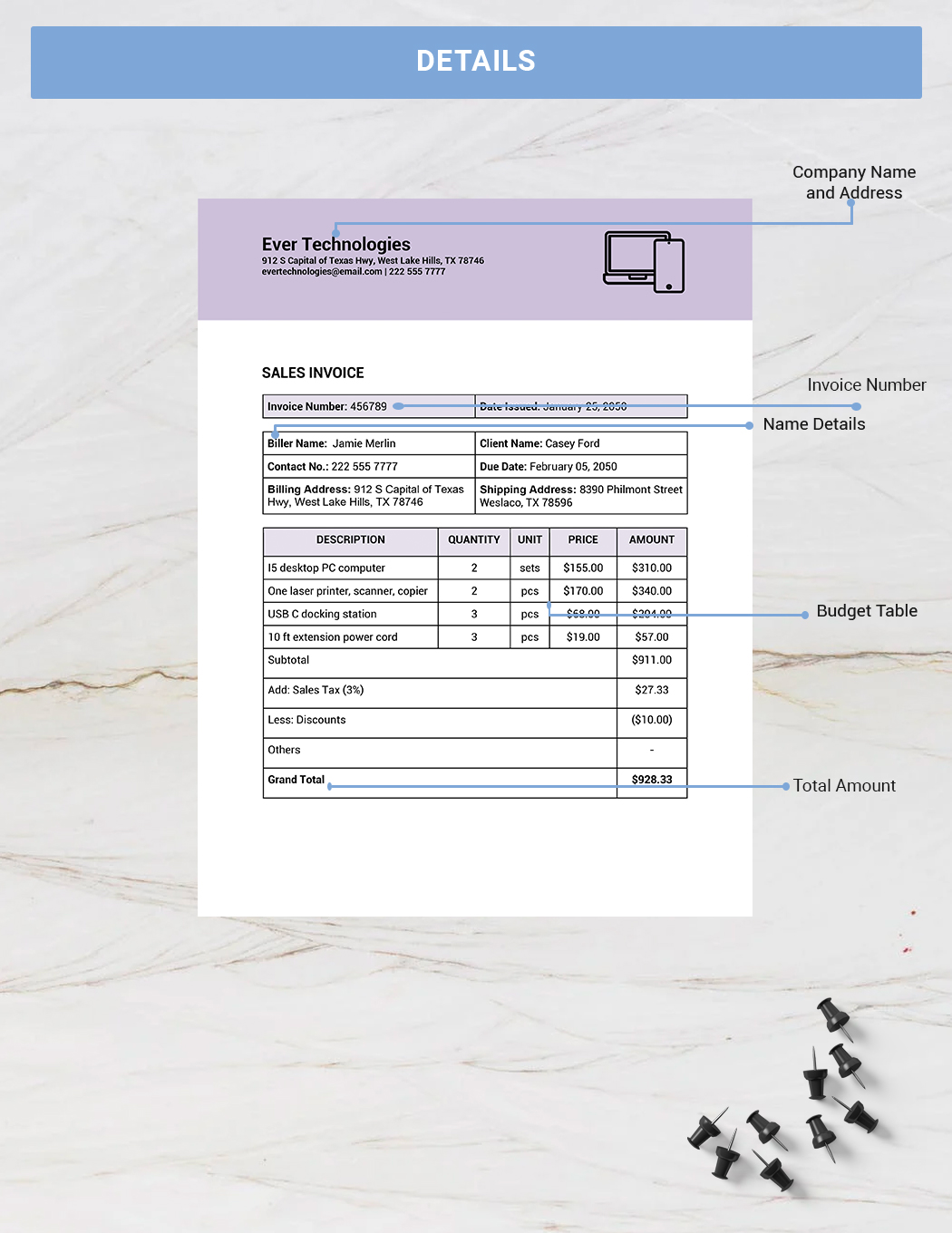 Free Professional Invoice Book Template - Google Docs, Word | Template.net