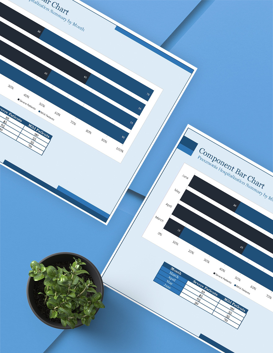 Component Bar Chart Google Sheets Excel Template