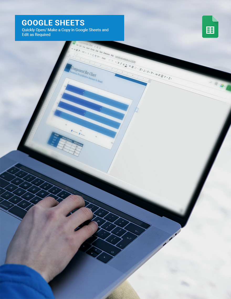 Component Bar Chart Google Sheets Excel Template