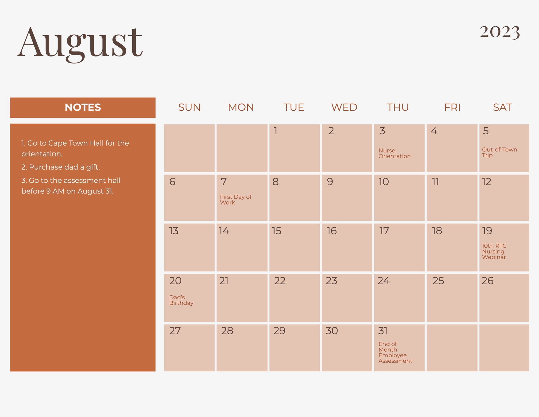 Free Simple August 2023 Calendar Template EPS Google Docs Google 