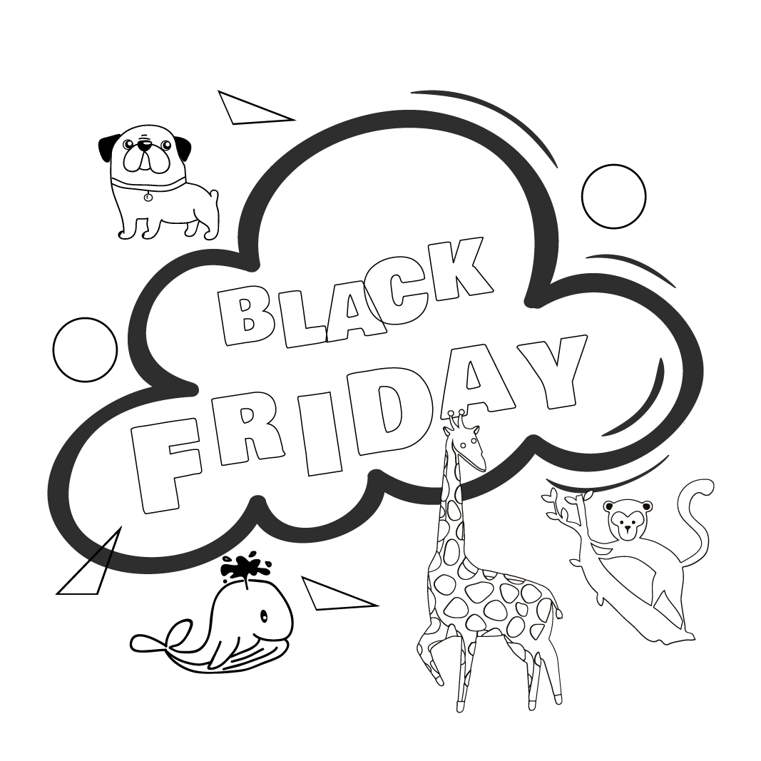 Free Black Friday Image Drawing - Download in Illustrator, PSD, EPS ...