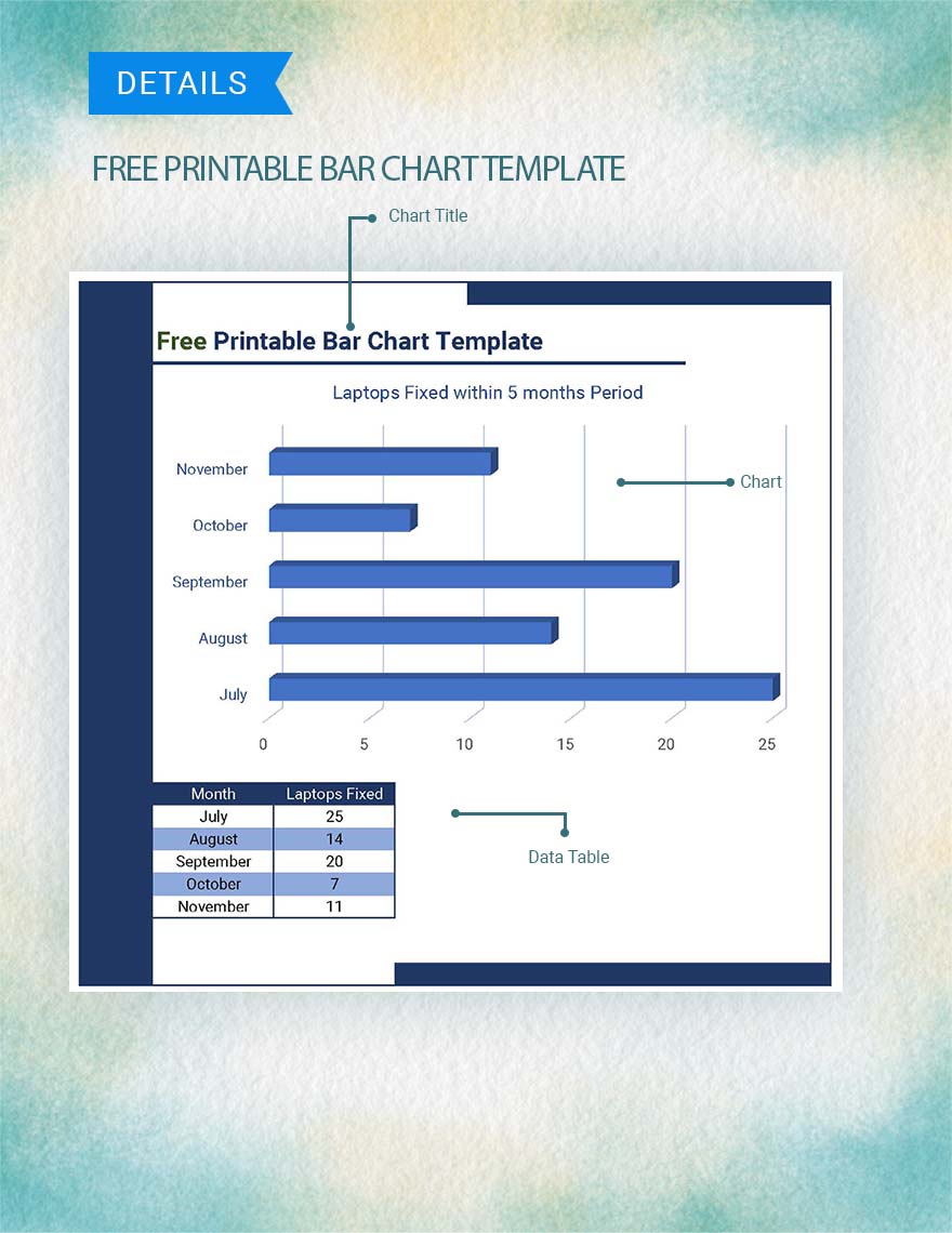 Free Printable Bar Chart Template Google Sheets Excel Template
