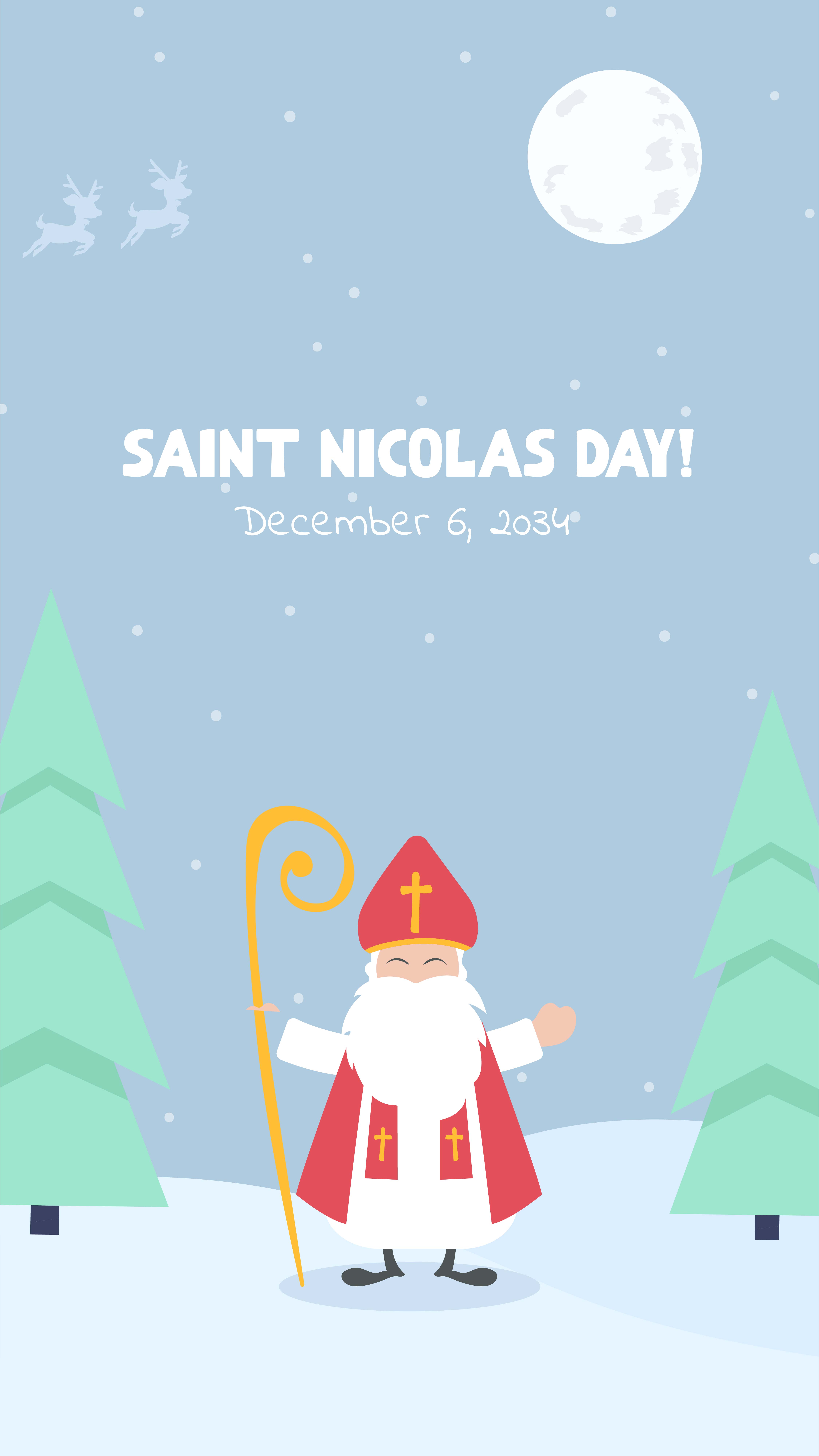 Saint Nicholas Day Facebook Ad Banner Template - Edit Online & Download ...