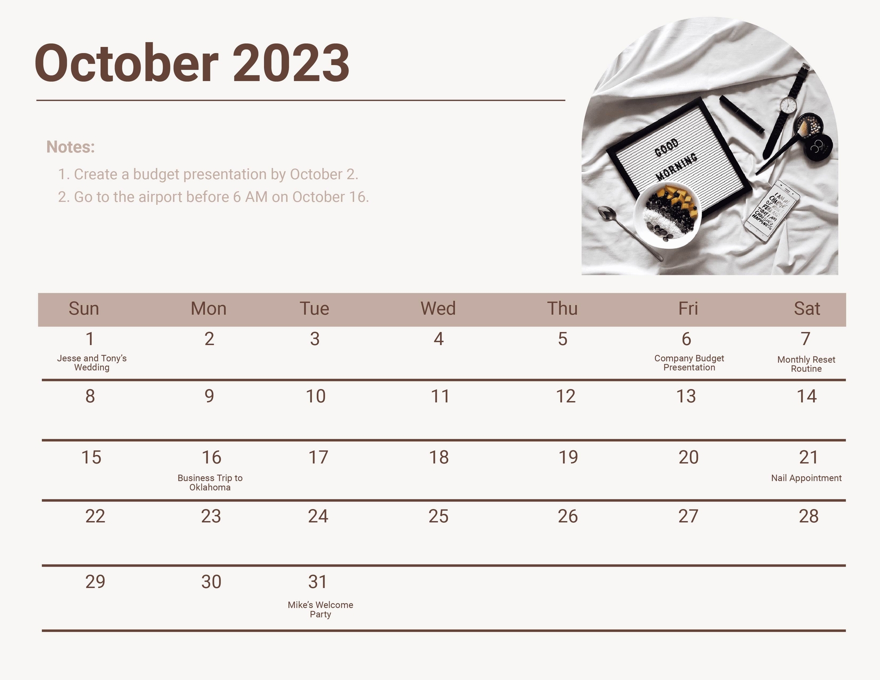Free Photo Calendar Templates Editable And Printable