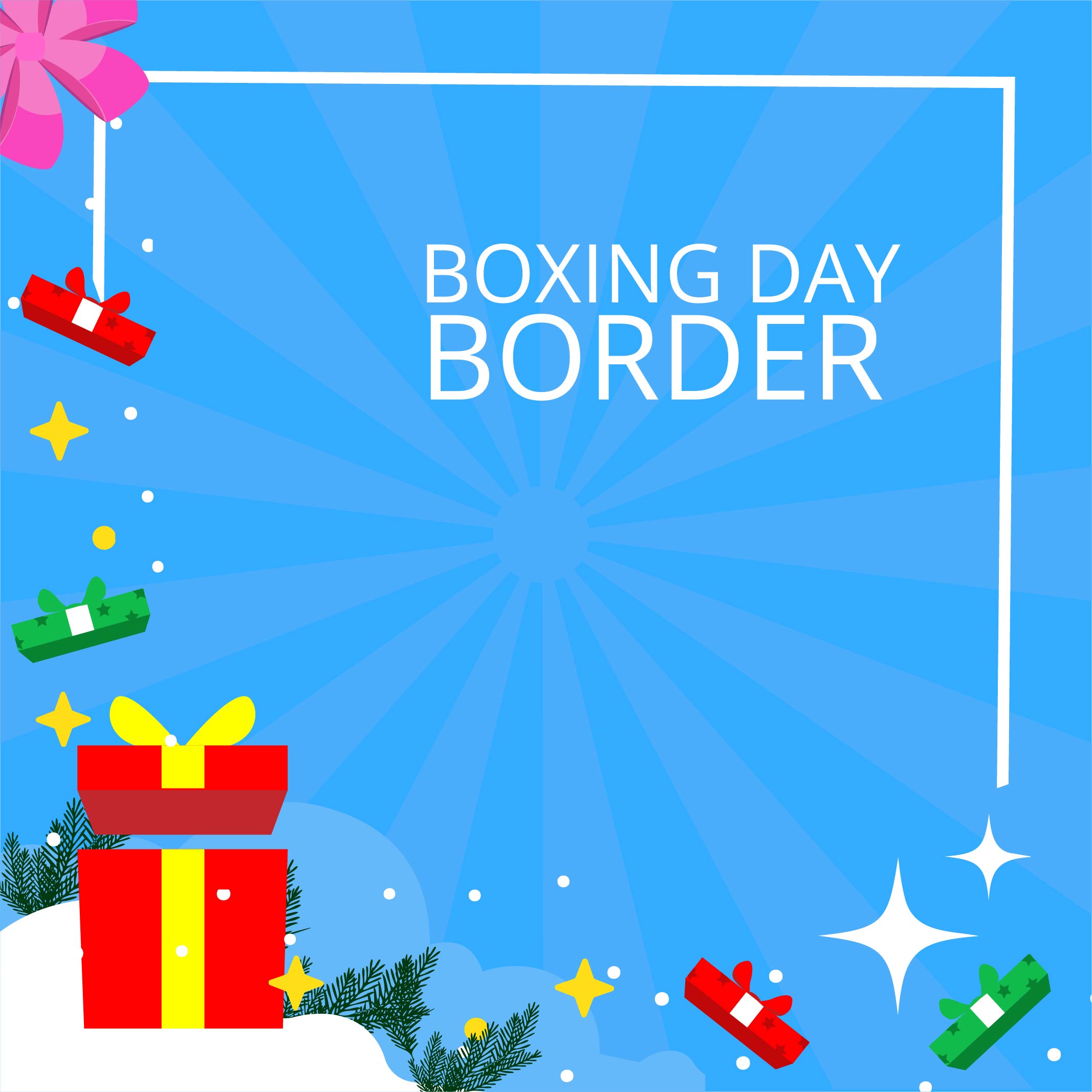 Boxing Day Calendar Vector - EPS, Illustrator, JPG, PSD, PNG, SVG ...