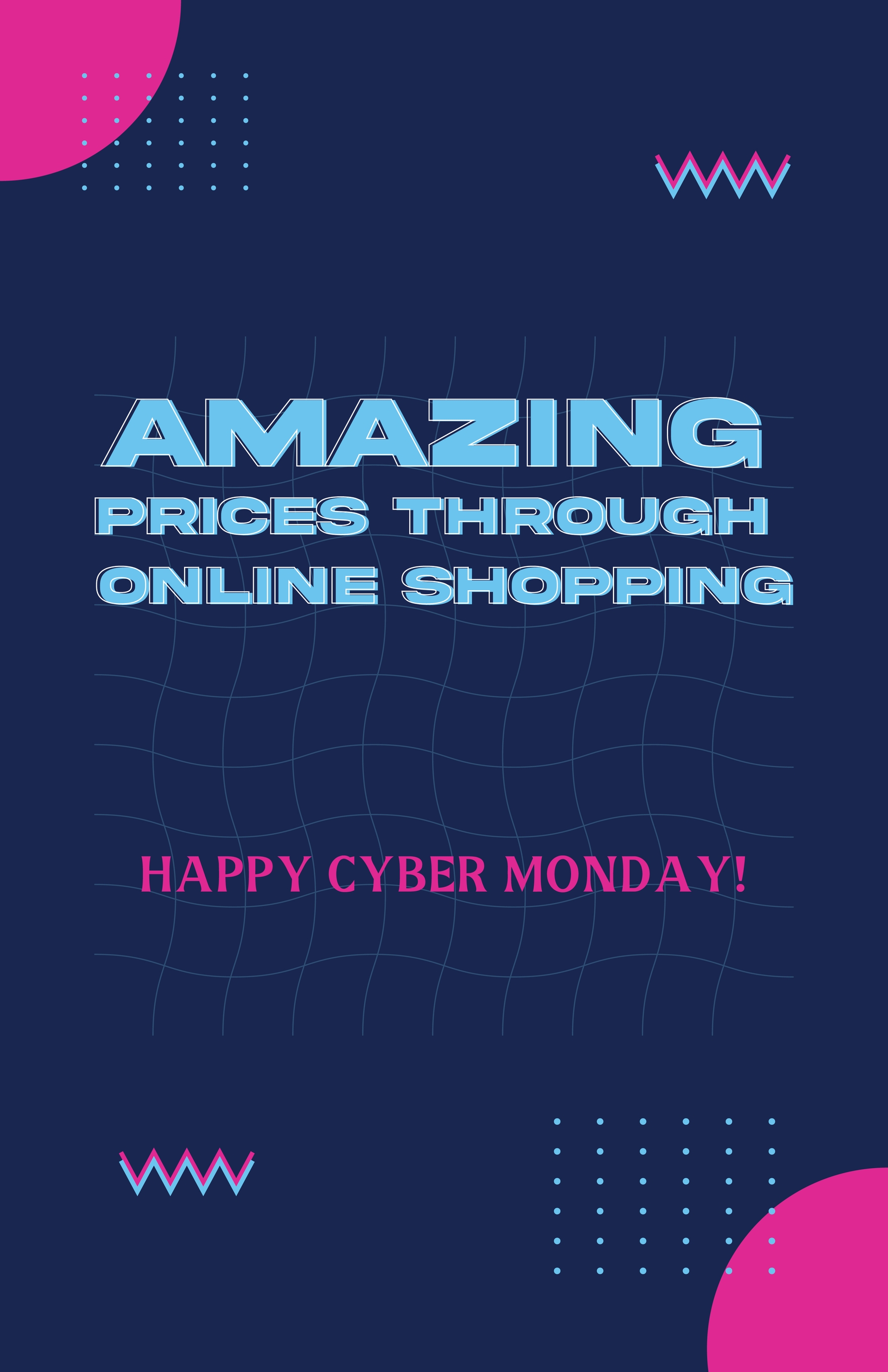 Cyber Monday Message Wishes Template In Word FREE Download 