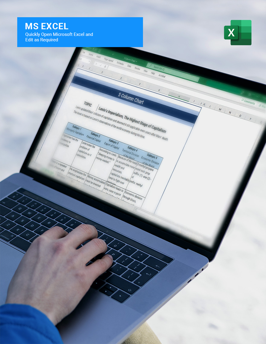 5 Column Chart - Google Sheets, Excel | Template.net