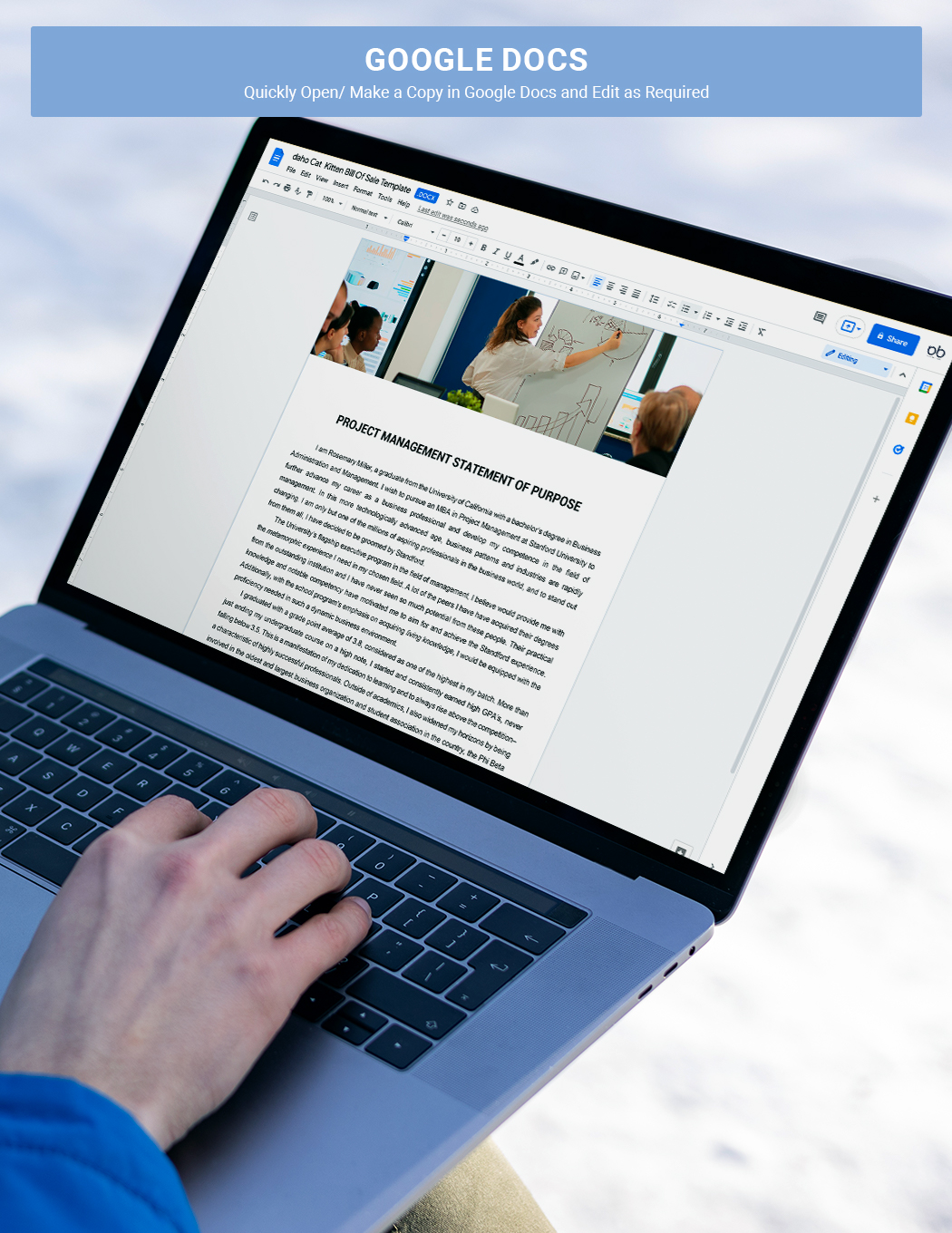 Project Management Statement Of Purpose Template - Google Docs, Word ...