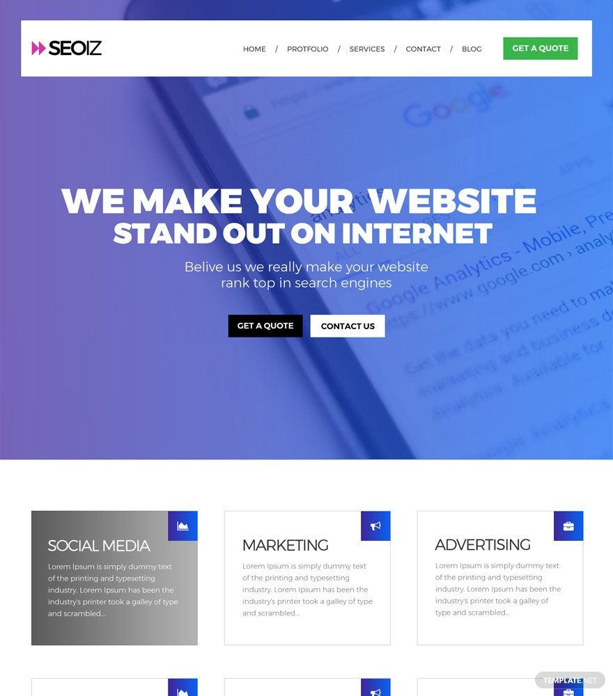FREE HTML5 CSS3 Website Template Download In HTML Template