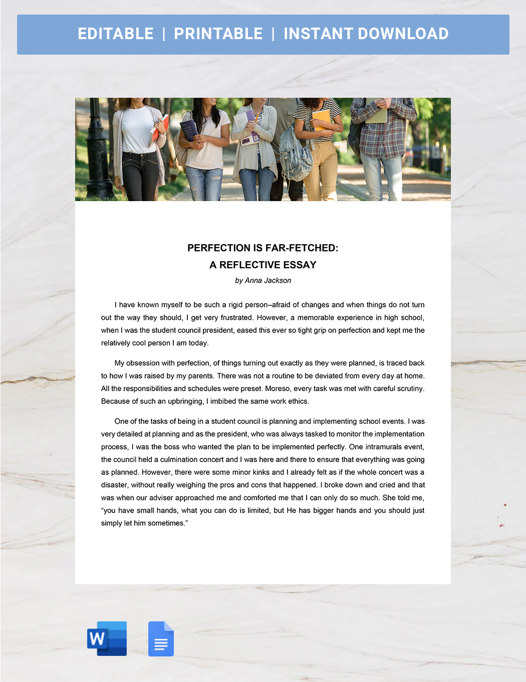 Nursing Reflective Essay Template Google Docs Word PDF Template Nursing Reflective Essay Template Google Docs Word PDF Template