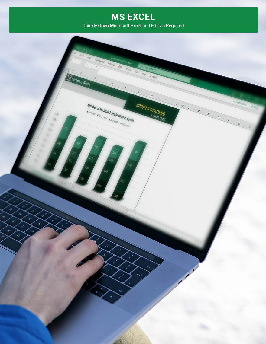 Sports Stacked Column Chart - Google Sheets, Excel | Template.net