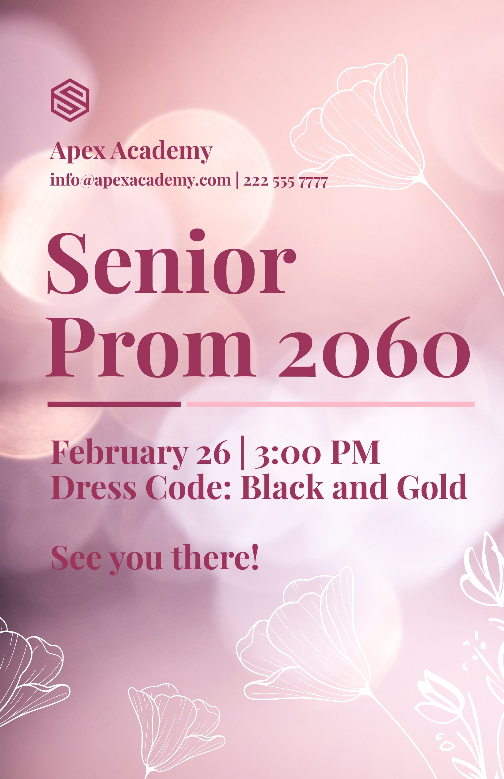 Senior Prom Poster Template Download In Word Google Docs 