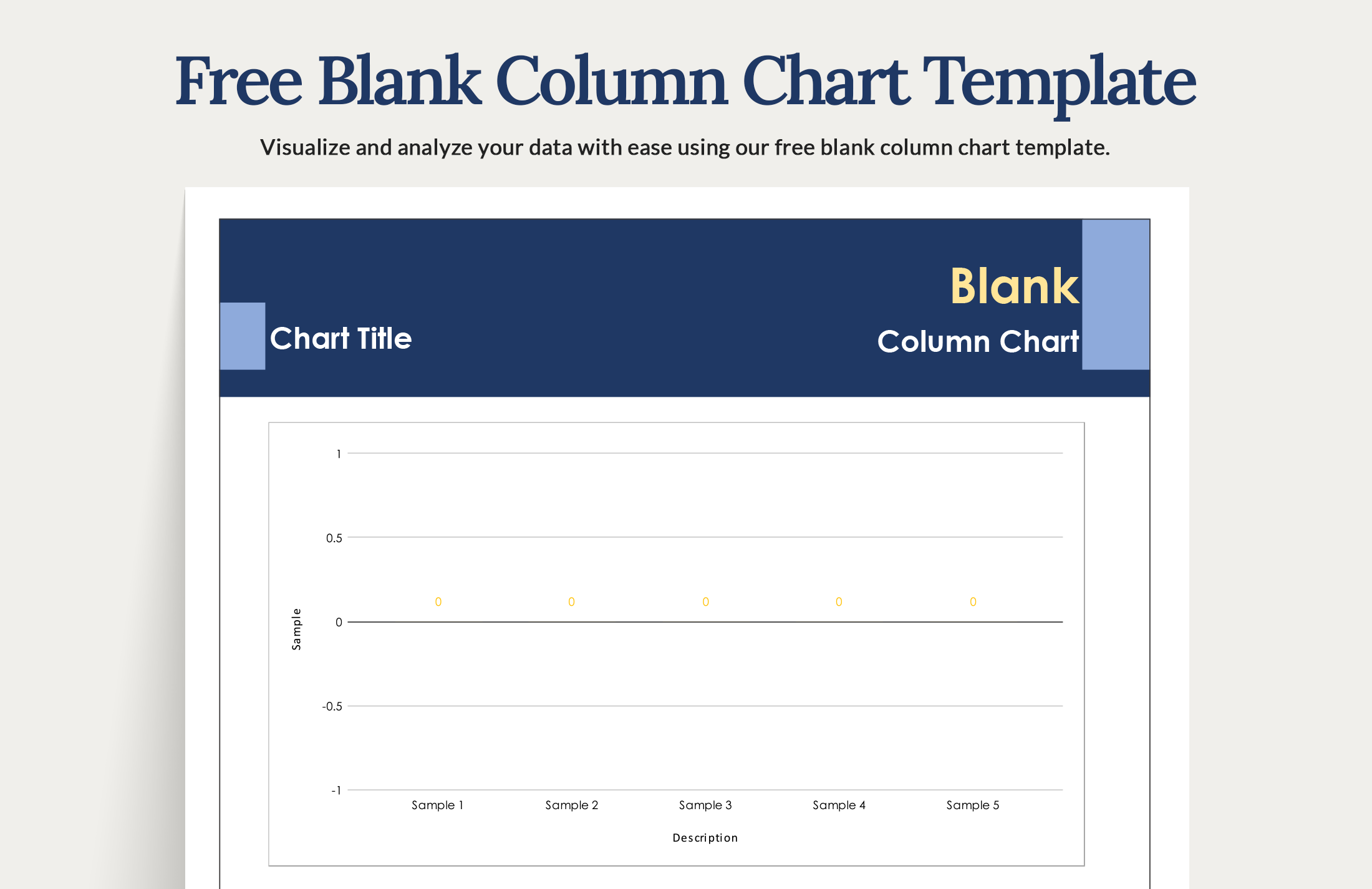 Free Blank Column Chart Google Sheets Excel Template