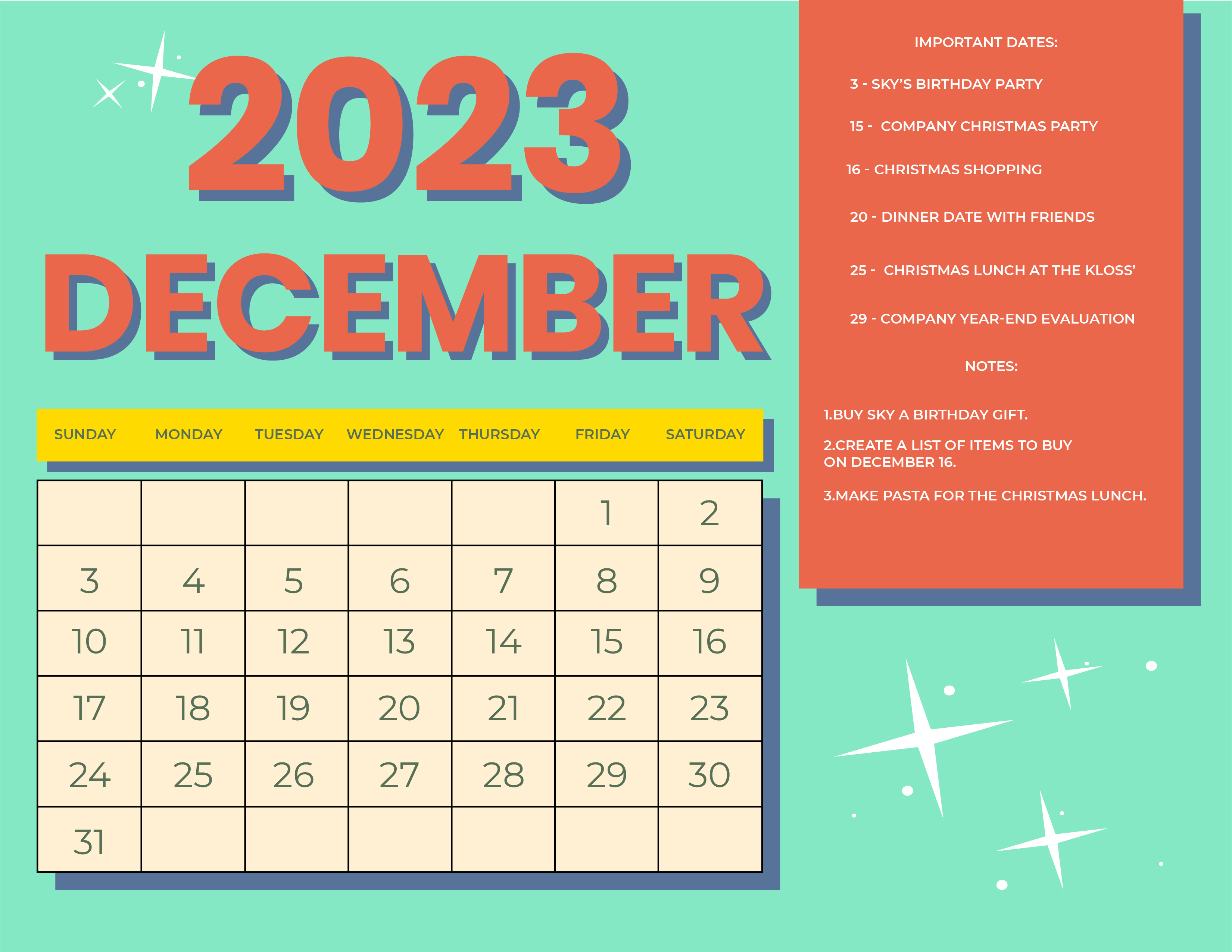 January 2023 Calendar With Moon Phases Template - Edit Online ...