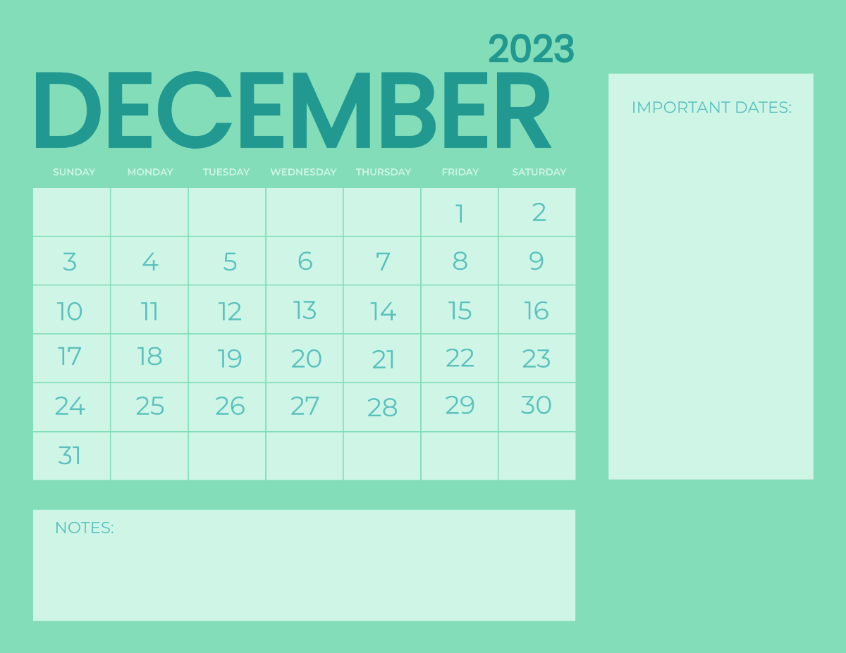FREE 2023 Calendar Edit Online Download Template