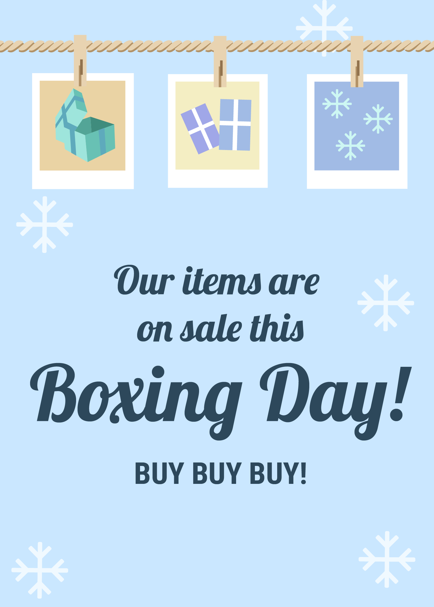 Boxing Day Message - EPS, Google Docs, Illustrator, JPG, Word, Apple ...