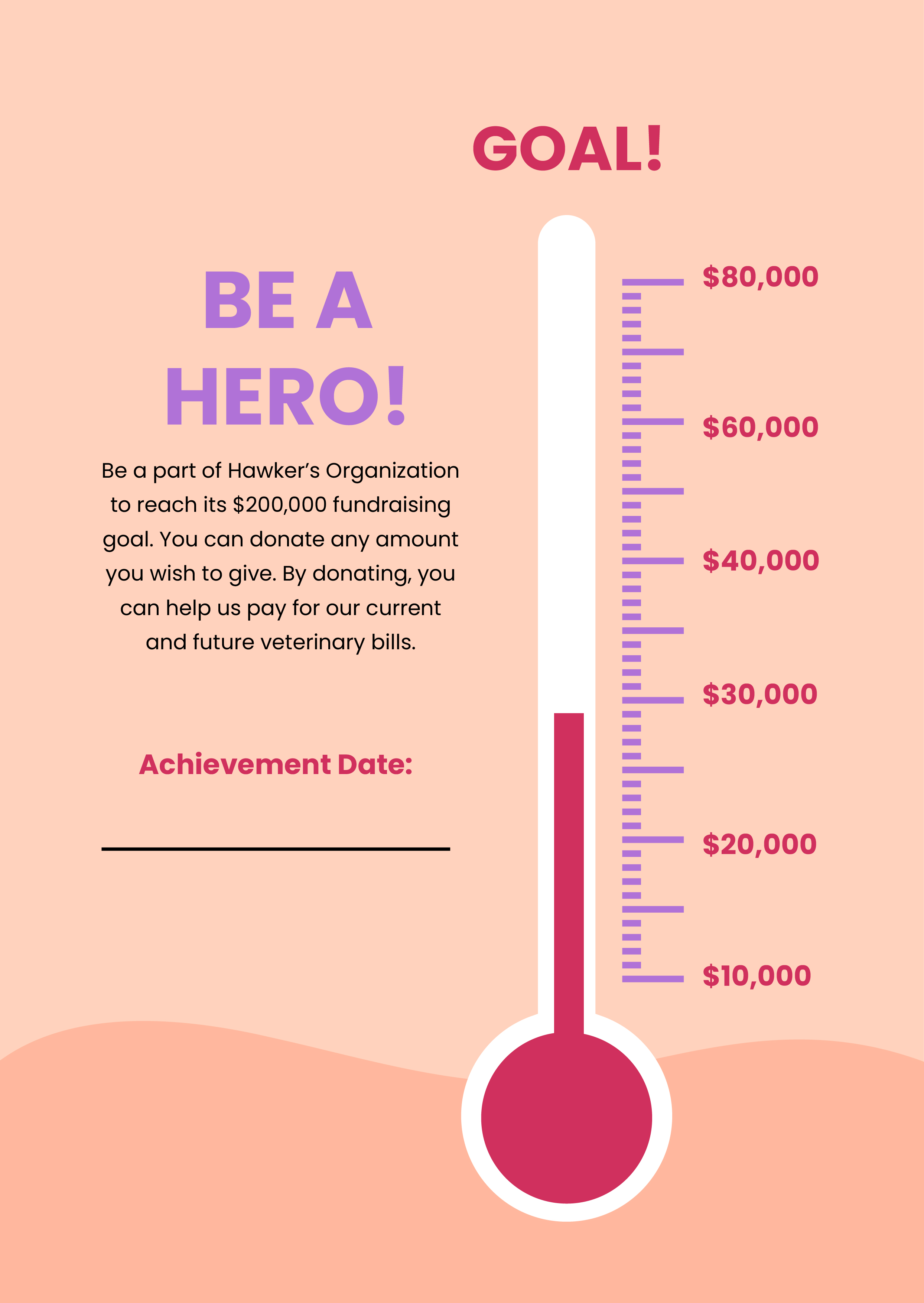 Printable Fundraising Chart Printable Fundraising Chart